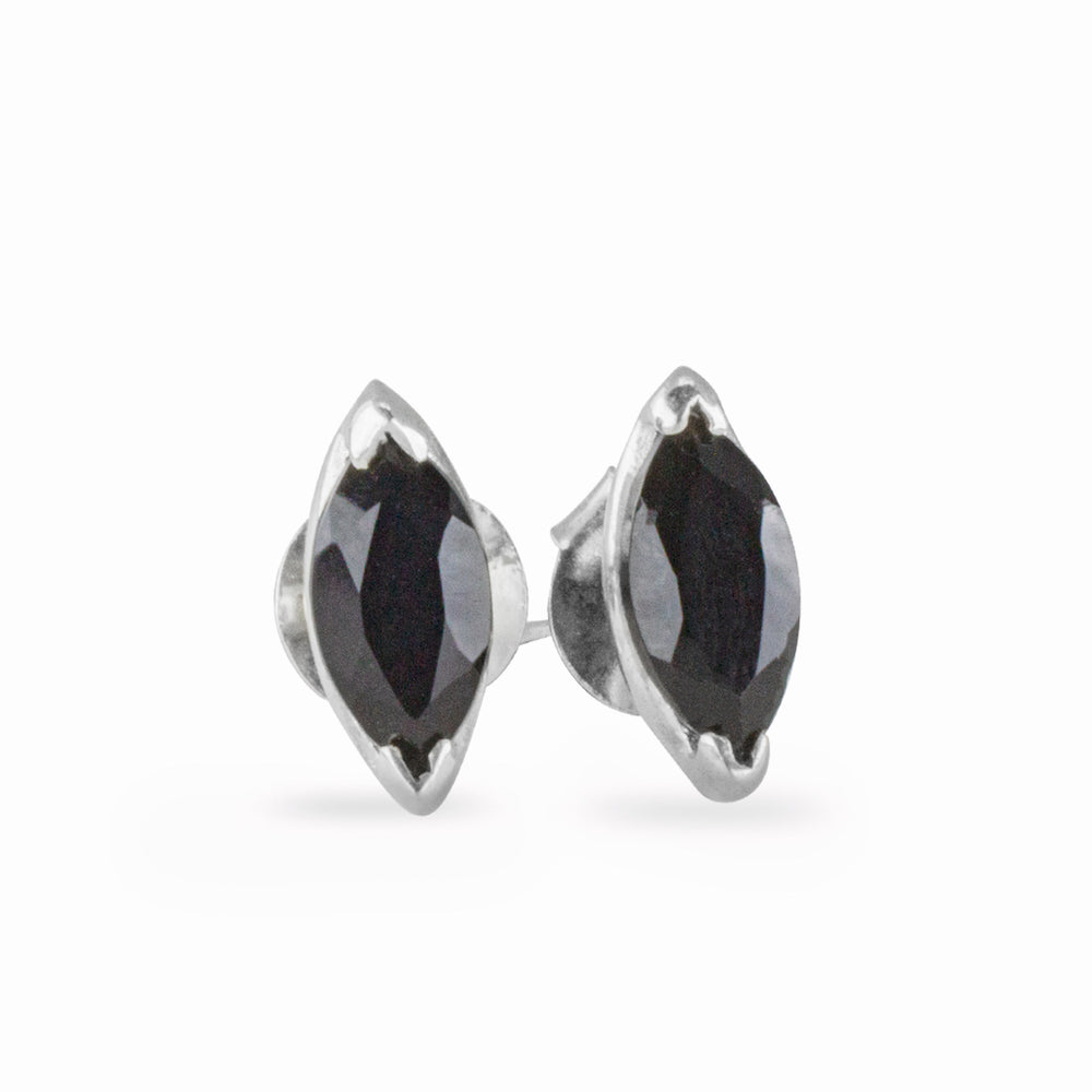 Black Onyx Stud Earrings | Made In Earth Australia