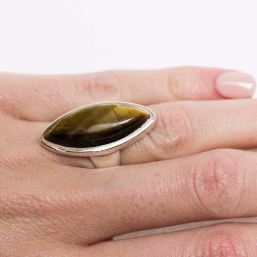 Hawks Eye Ring | Made In Earth Australia