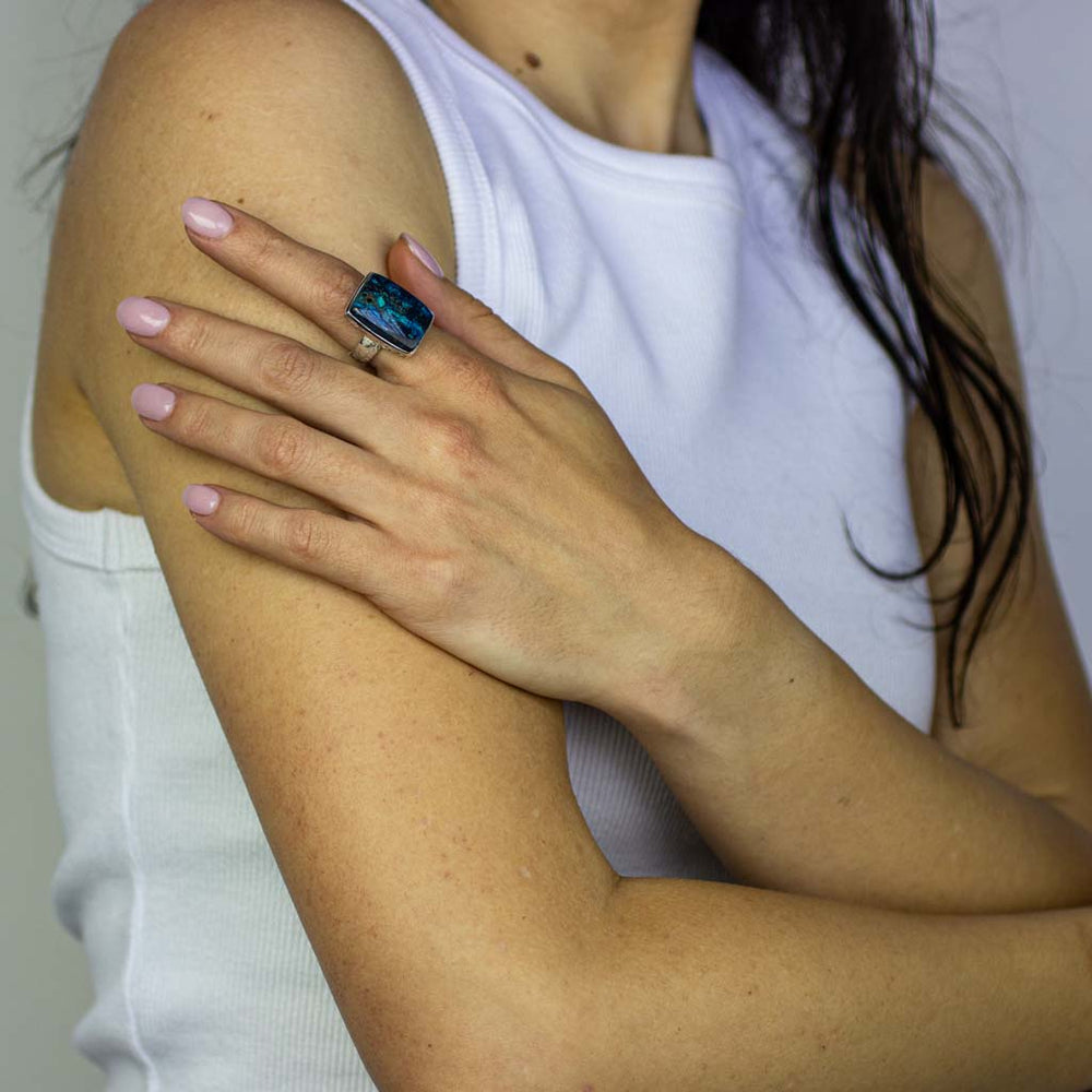 Shattuckite Ring | Made In Earth Australia